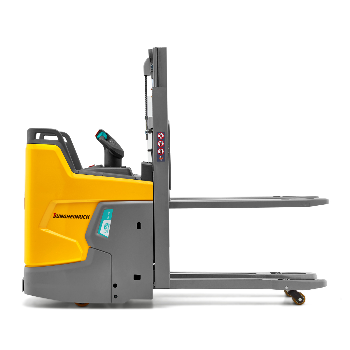 Jungheinrich ERD 220i, Transpalet electric cu platformă - Arhispec.ro!